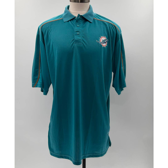 NFL | Shirts | Nfl Tall Miami Dolphins Teal Logo Tx3 Cool Short Sleeve ...